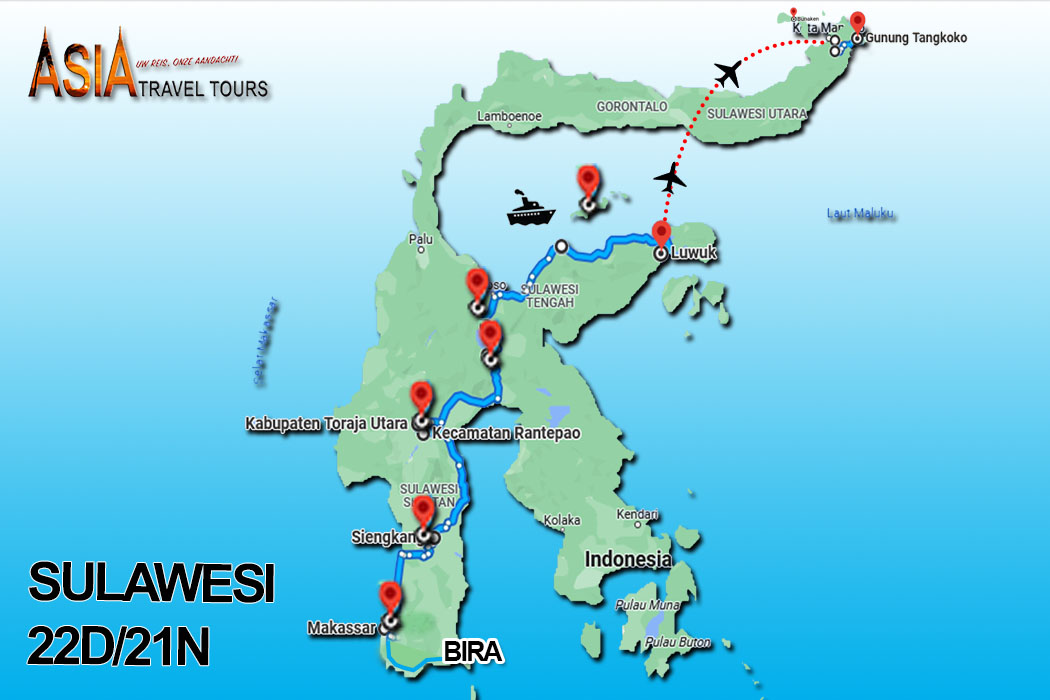 Asia Travel Tours - 22 dagen Sulawesi